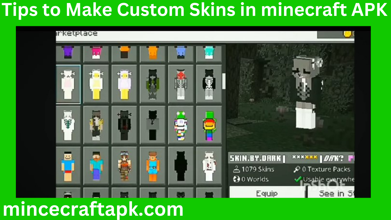 Amazing Tips to Make Custom Skins in Minecraft APK 2025 - Mincecraftapk